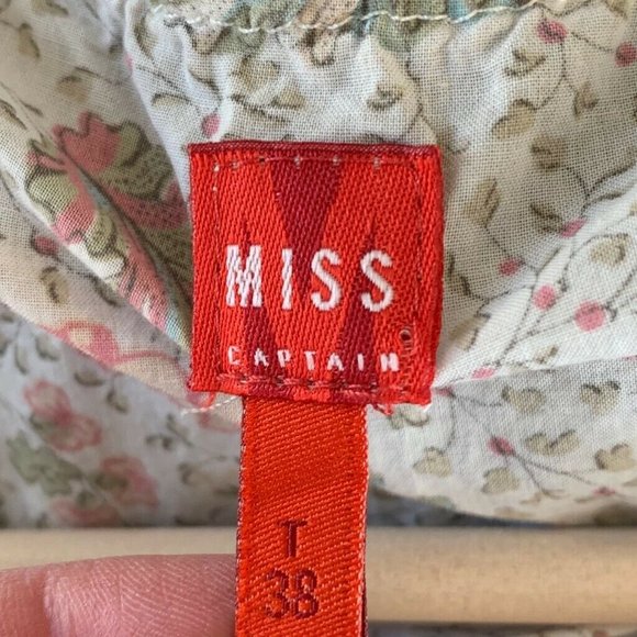 Miss Captain | Dresses | Miss Captain Womens A Line Dress Green Floral ...